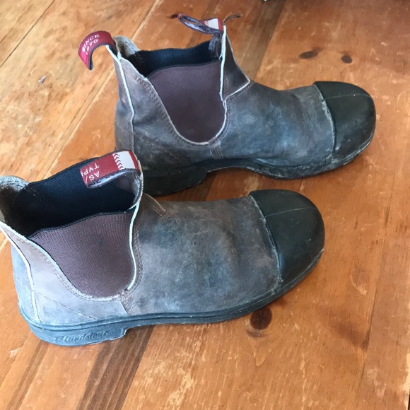 Blundstone | Shoes | Vintage Steel Toe Rubber Cap Blundstones | Poshmark